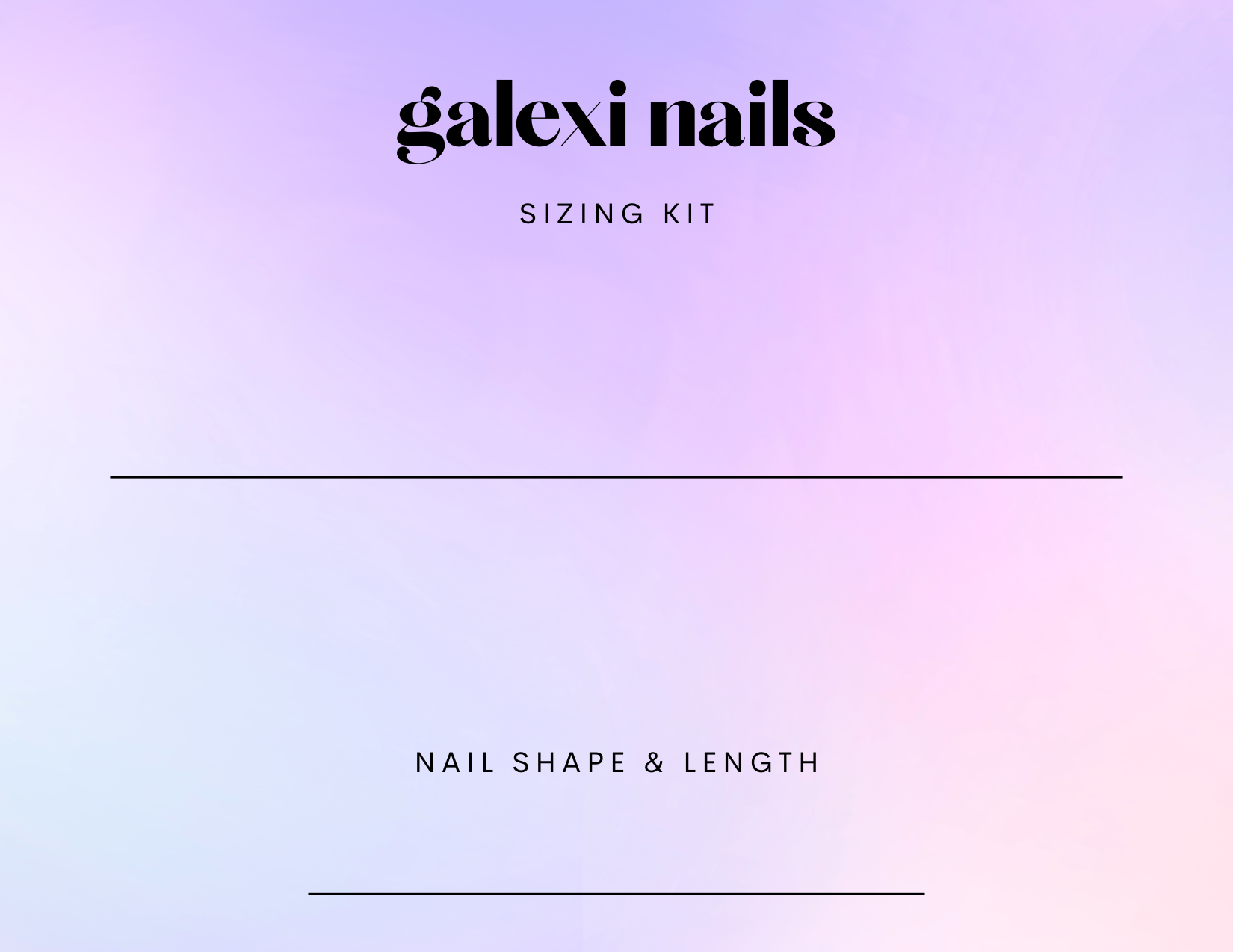 Nail Sizing Kits – galexinails